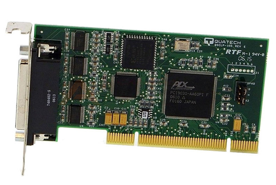 QUATECH QSCLP-100 4-COM RS-232 LowProfile | Computers \ Computer ...