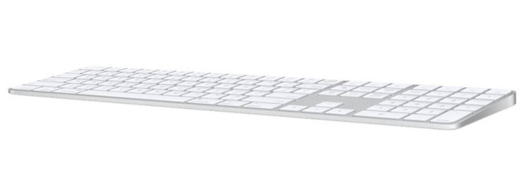 New Original Keyboard Apple Magic Keyboard White Touch ID Numpad German ...