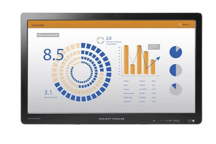HP ProDisplay P202VA 20" LED 1920x1080 DisplayPort D-SUB Monitor Black ...