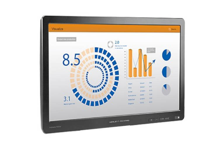 HP ProDisplay P202VA 20" LED 1920x1080 DisplayPort D-SUB Monitor Black ...