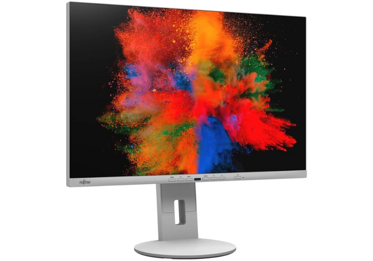 Fujitsu Monitor B2410 WE 24" LED 1920x1200 IPS HDMI DisplayPort White ...