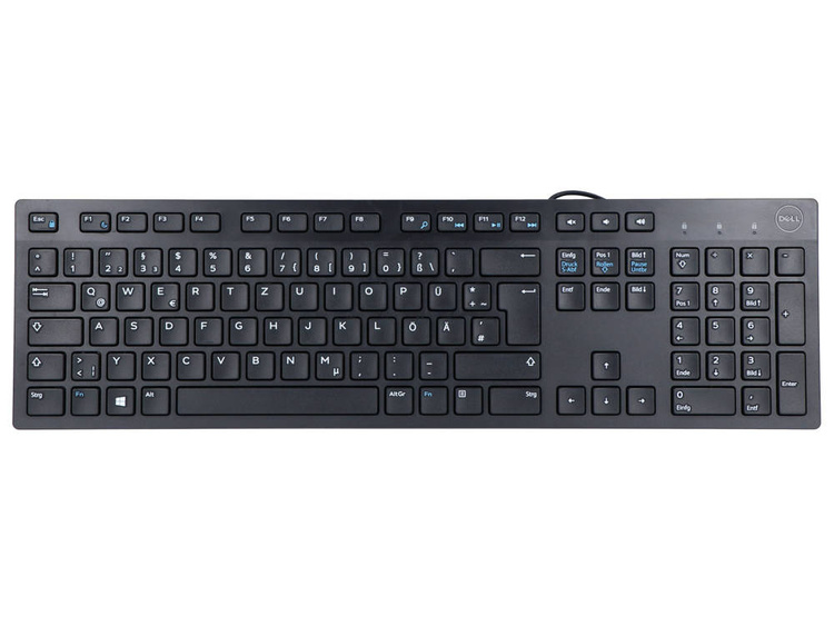Dell QuietKey KB216-BK-GER Keyboard Black QWERTZ | Computers \ Computer ...